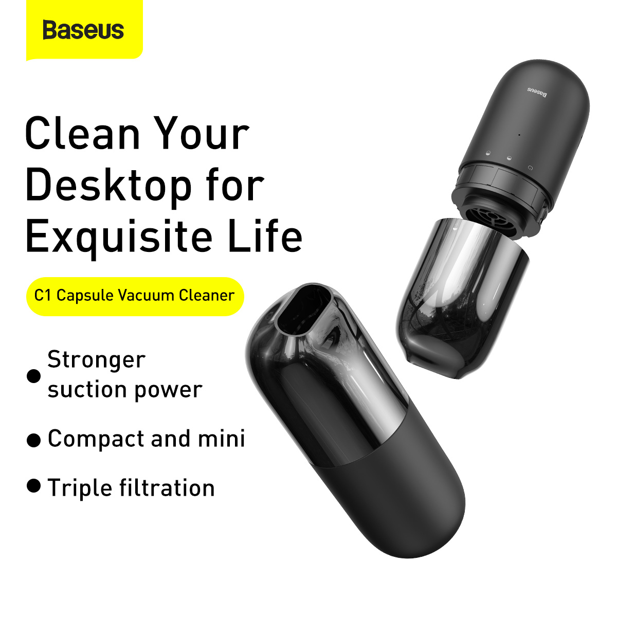 Baseus C1 Car Vacuum Cleaner | Portable