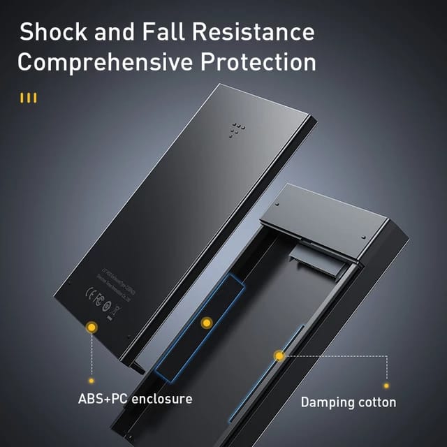 Baseus 2.5 Inches SATA Hard Drive Enclosure Cases