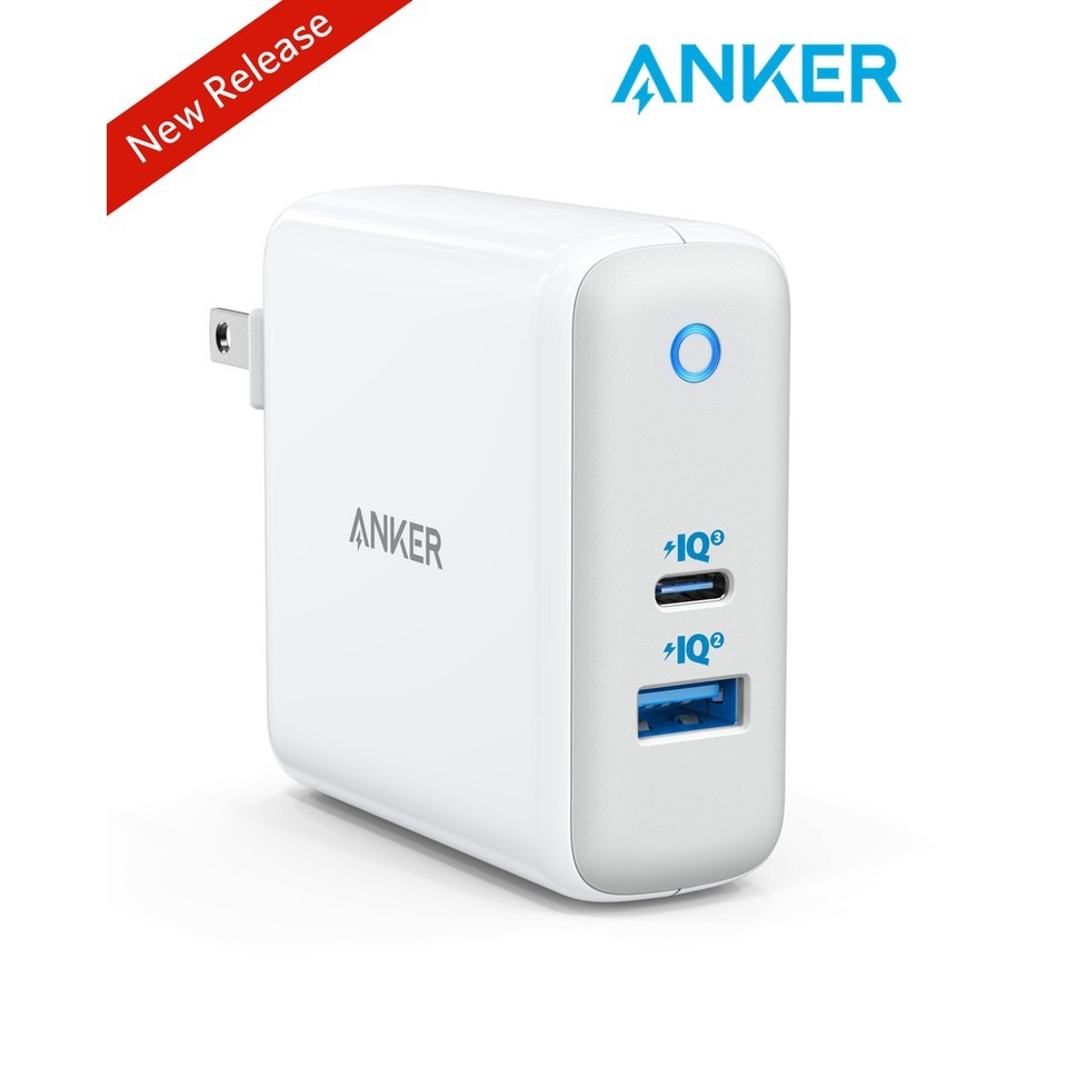 Anker PowerPort Atom III 2 Ports 60W Charger With USB-C And USB-A Ports ...