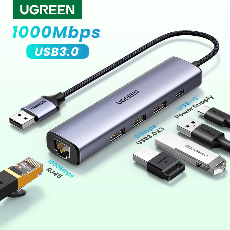 Ugreen USB 3.0 To 5-in-1 Multiport Hub 60554 - gadgetsea